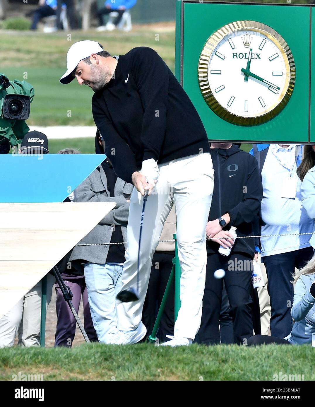 Pebble Beach, Ca, USA. 2nd Feb, 2025. Scottie Scheffler during the ...