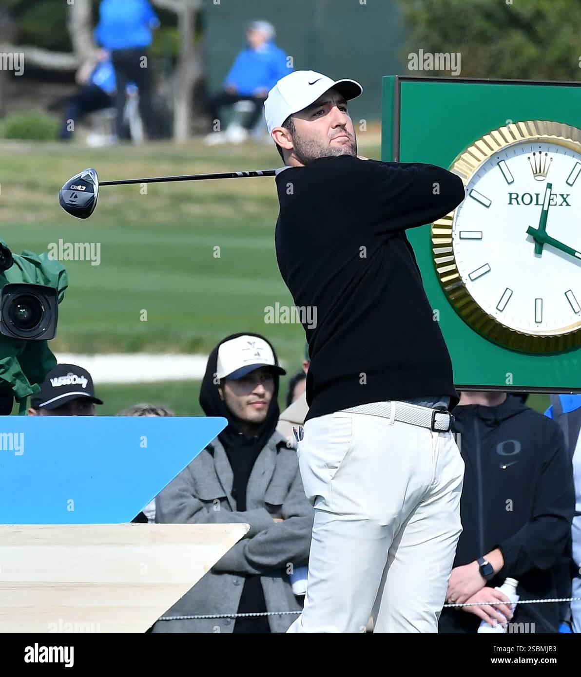 Pebble Beach, Ca, USA. 2nd Feb, 2025. Scottie Scheffler during the ...