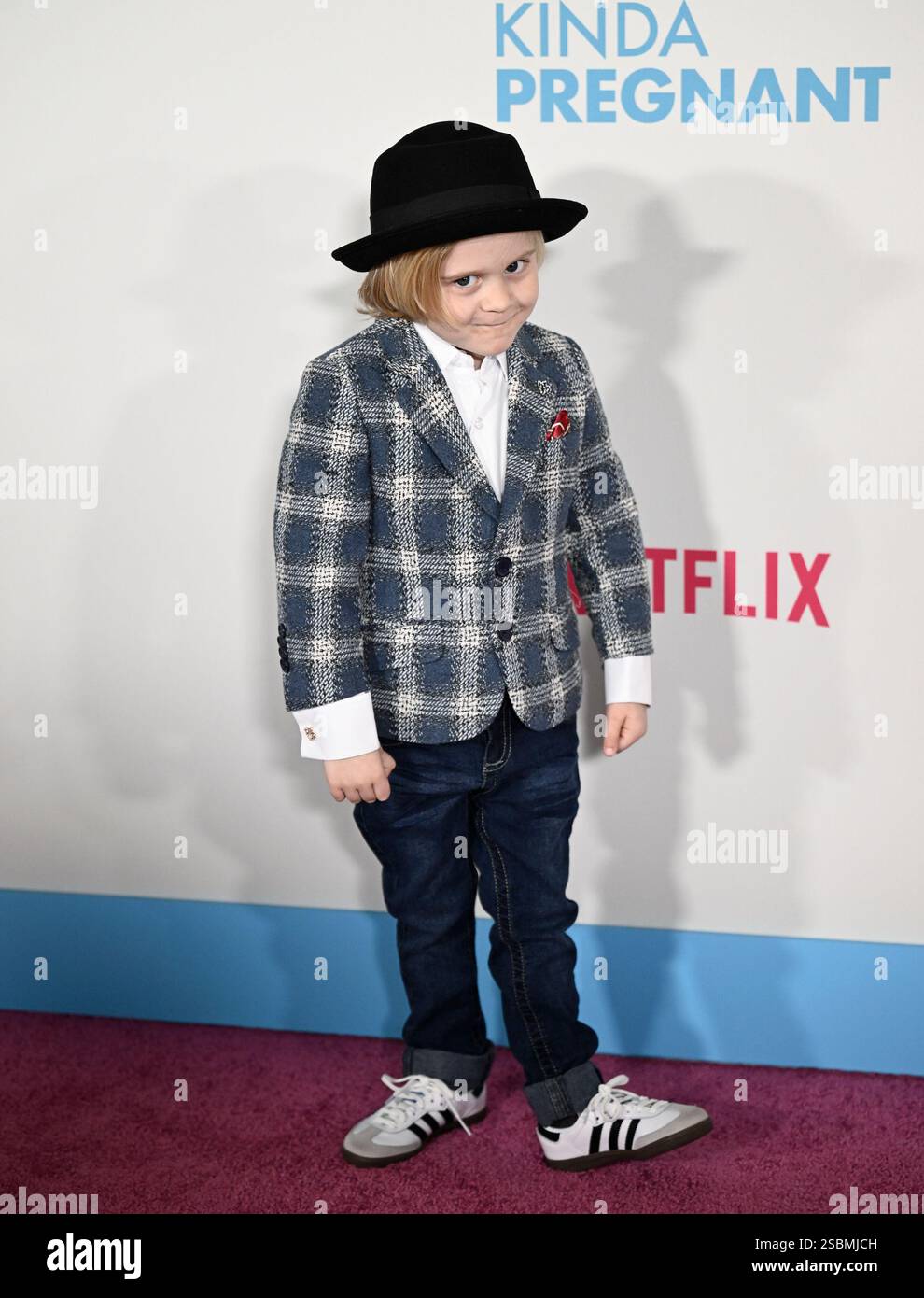 Duke McCloud attends the premiere of Netflix's "Kinda Pregnant" at The ...
