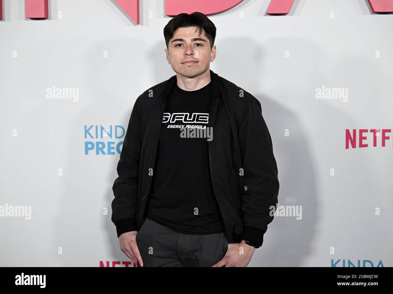 Derek Bauder attends the premiere of Netflix's "Kinda Pregnant" at The Plaza Hotel on Monday ...