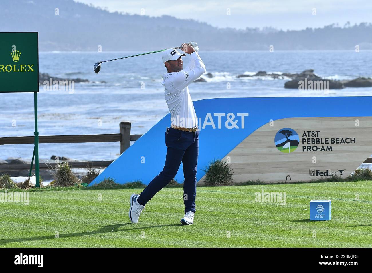 Pebble Beach, Ca, USA. 2nd Feb, 2025. Austin Eckroat during the final ...
