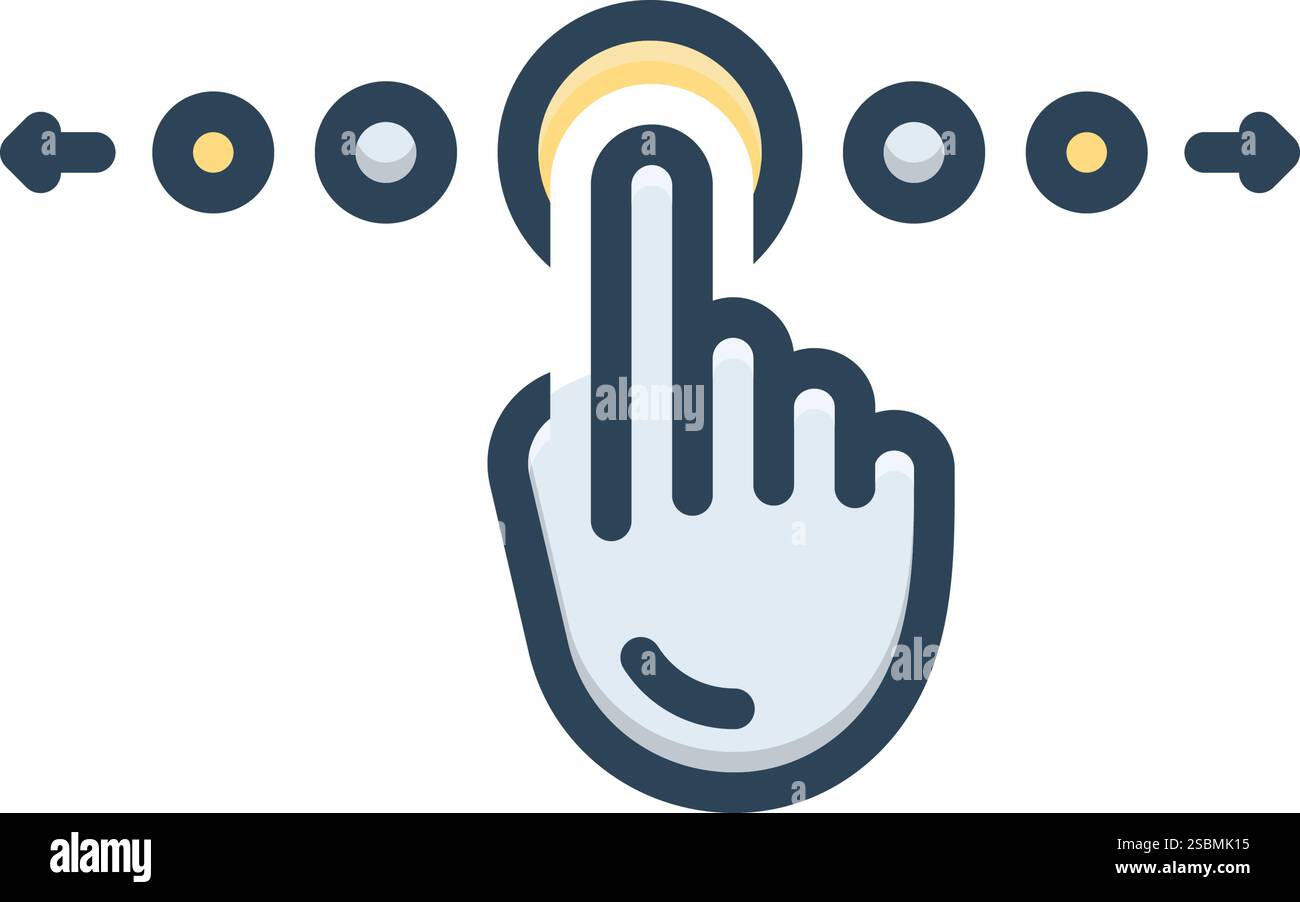 Left slide Stock Vector Images - Alamy