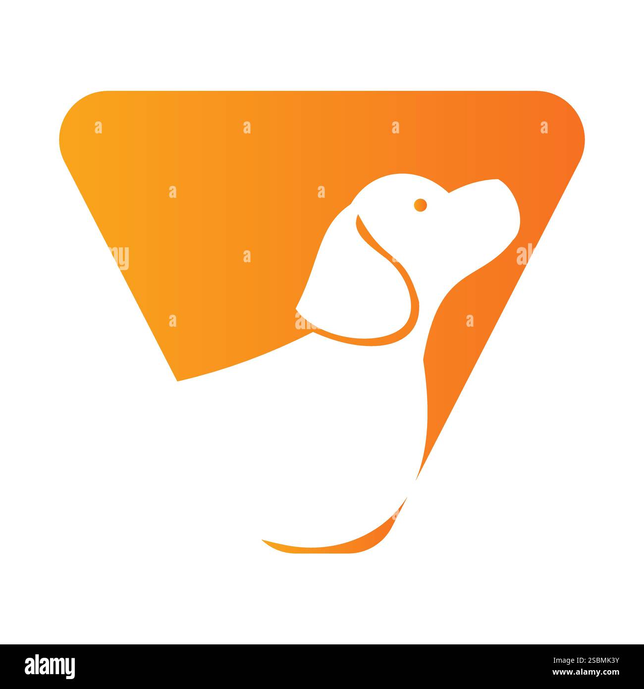Initial Letter V Pet Logo Concept With Dog Head Symbol Vector Template ...