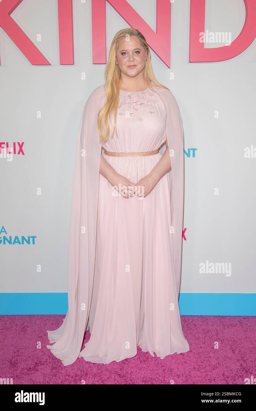 NEW YORK, NEW YORK - FEBRUARY 03: Amy Schumer attends Netflix's "Kinda ...