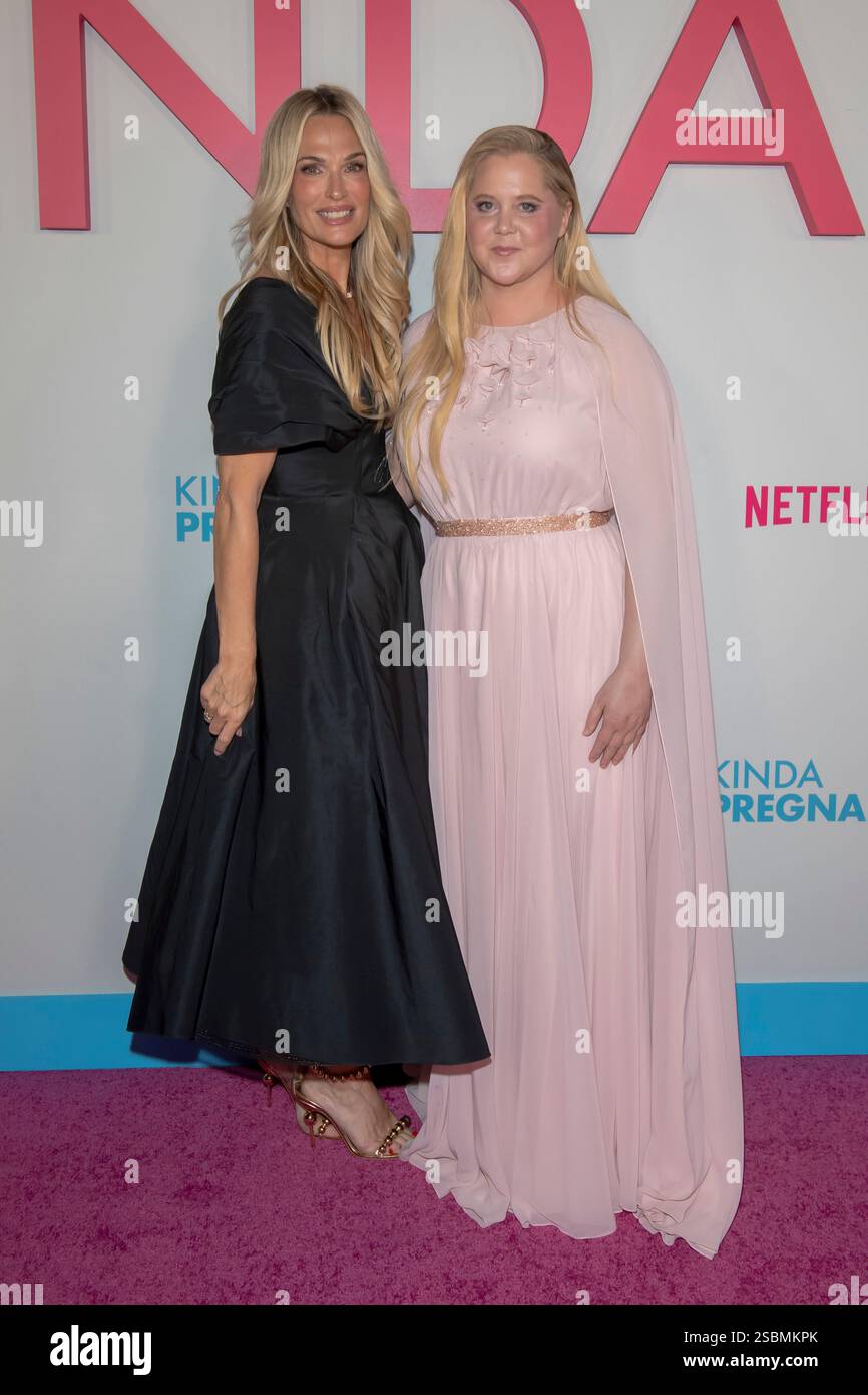 NEW YORK, NEW YORK - FEBRUARY 03: (L-R) Molly Sims and Amy Schumer ...