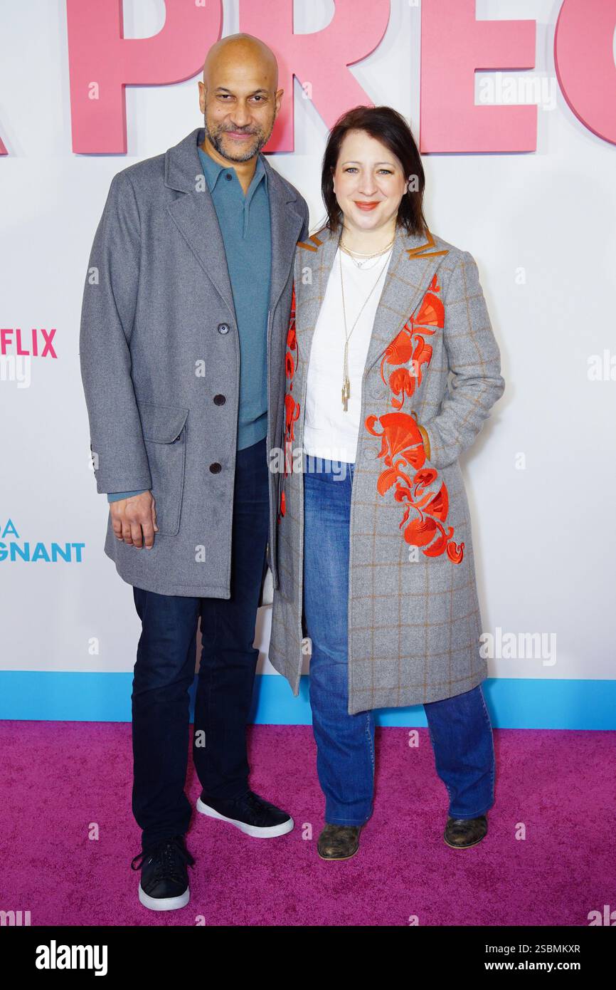 New York, United States. 03rd Feb, 2025. Keegan-Michael Key and Elle ...