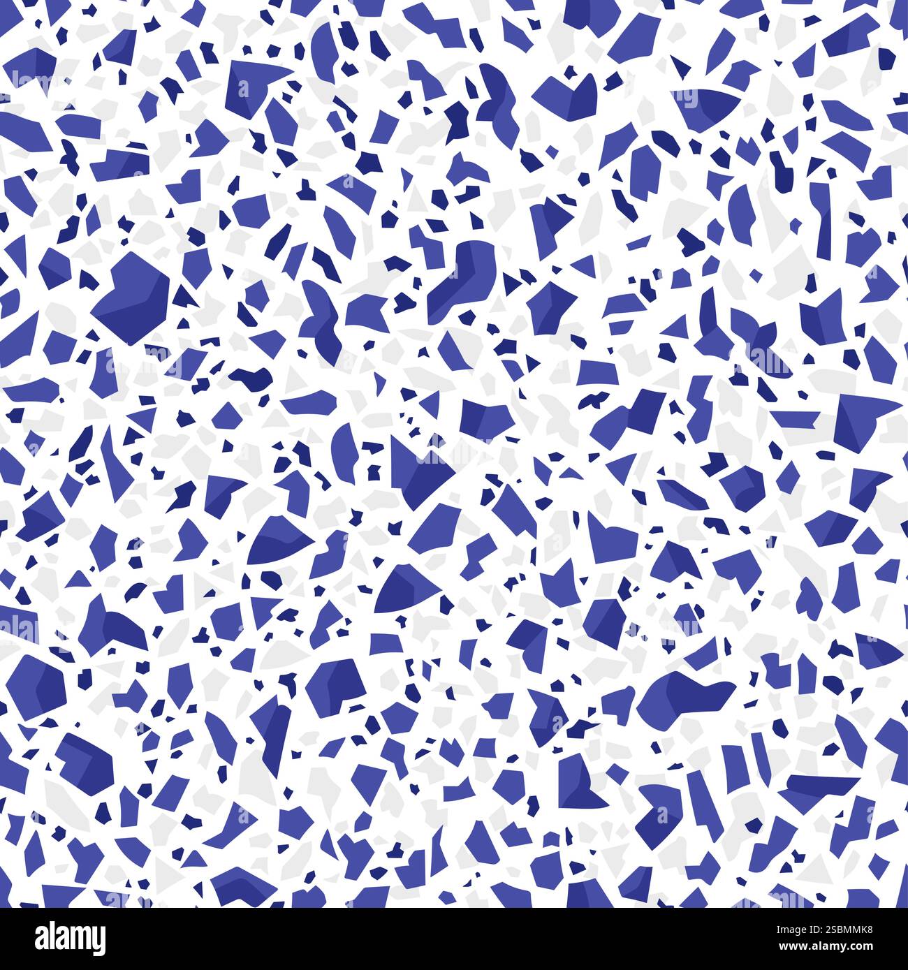 Blue terrazo ceramic tile Stock Vector Images - Alamy