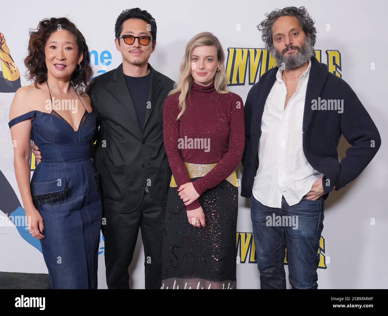 Los Angeles, USA. 03rd Feb, 2025. (L-R) INVINCIBLE Season 3 Cast ...