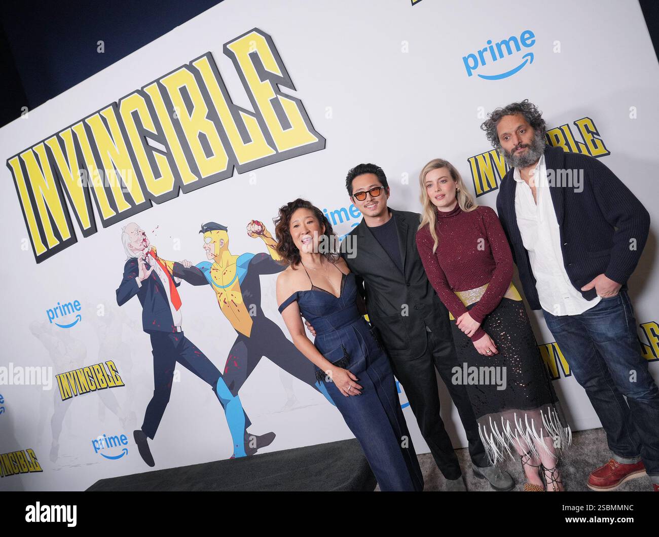 Los Angeles, USA. 03rd Feb, 2025. (L-R) INVINCIBLE Season 3 Cast ...