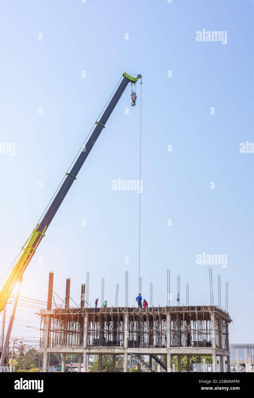 Construction site, Construction of Multi Storey Residential Building ...