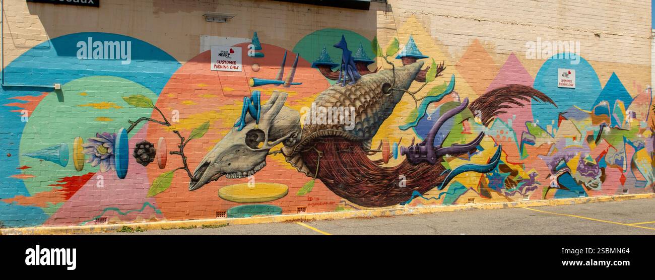 Street Art on High St, Preston, Victoria, Australia Stock Photo - Alamy