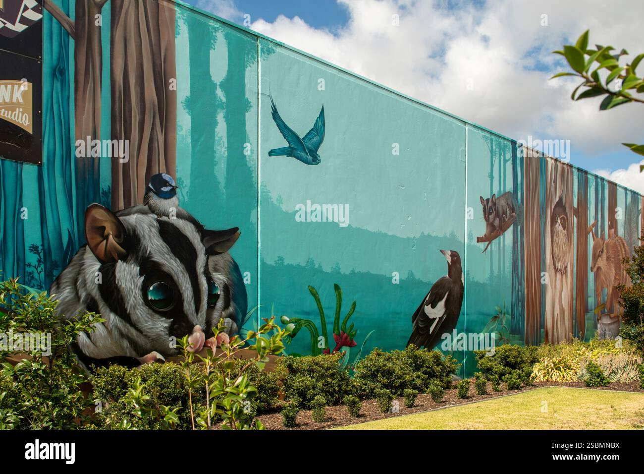 Wildlife Street Art on Sydney Road, Coburg, Victoria, Australia Stock ...