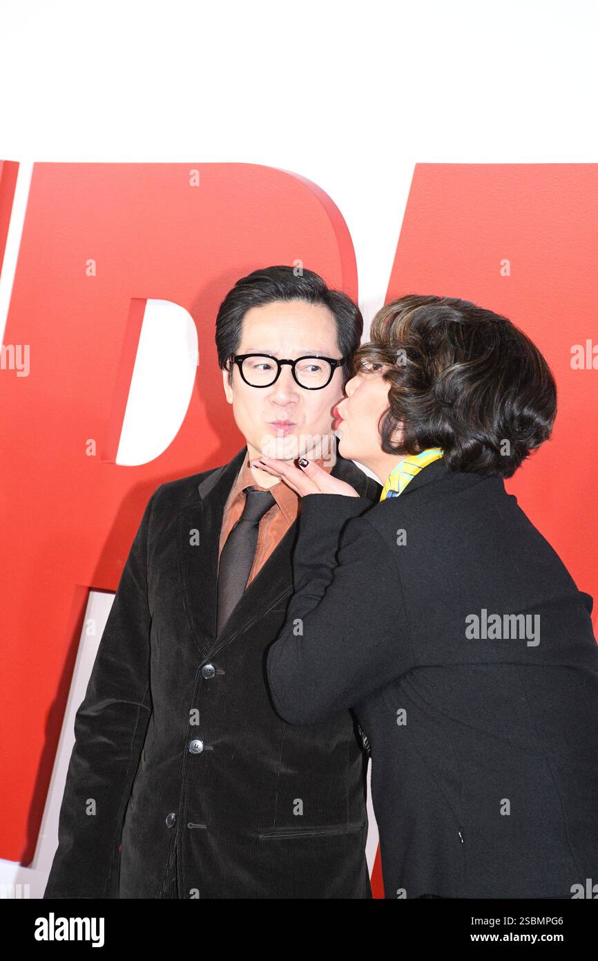 Hollywood, California, USA 3rd February 2025 Actor Ke Huy Quan and wife Echo Quan attend ...