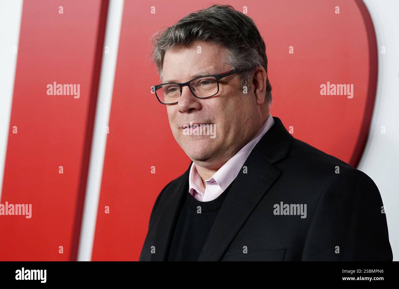 Sean Astin arrives at the premiere of "Love Hurts" on Monday, Feb. 3 ...