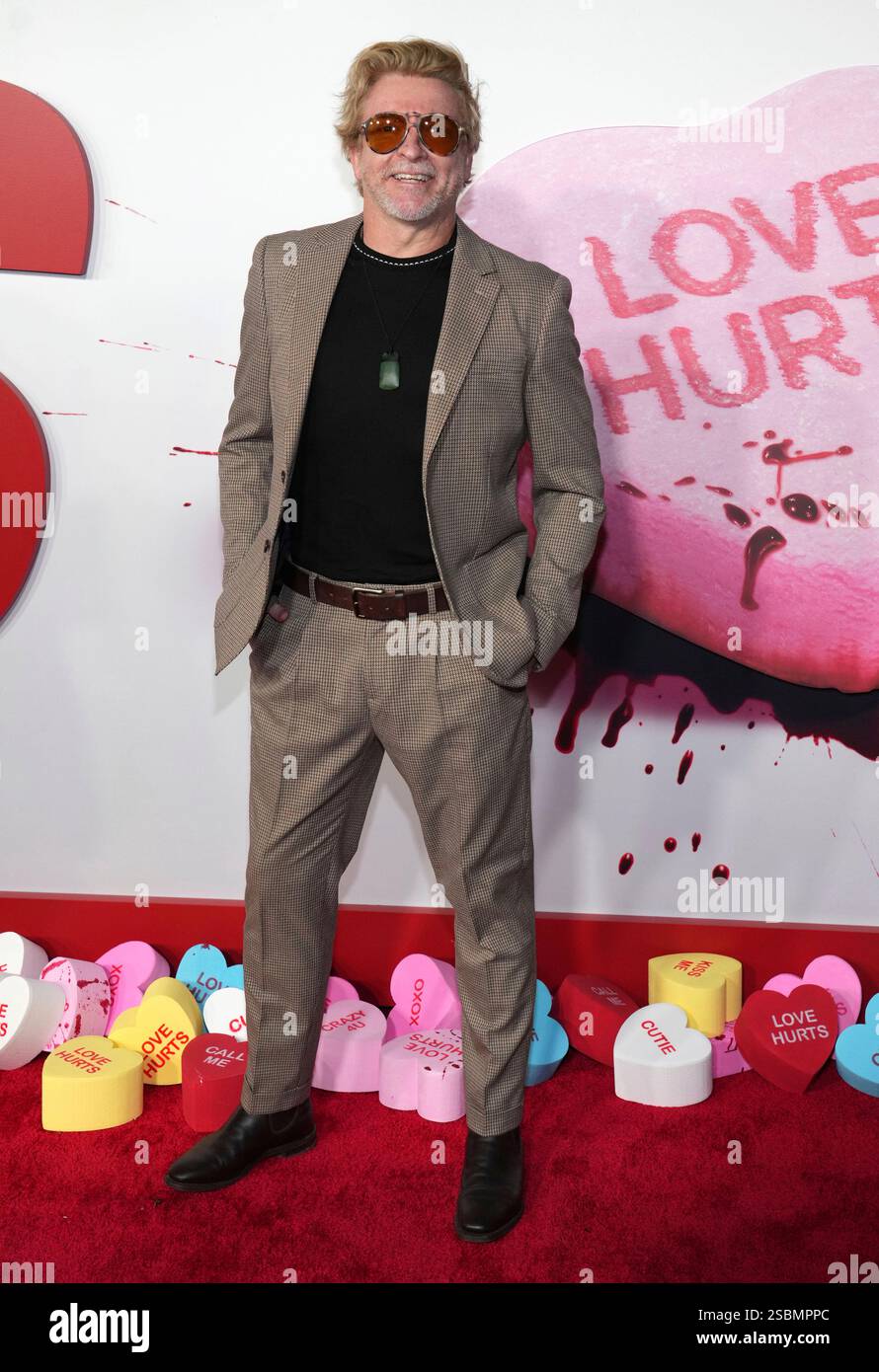 Rhys Darby arrives at the premiere of "Love Hurts" on Monday, Feb. 3 ...