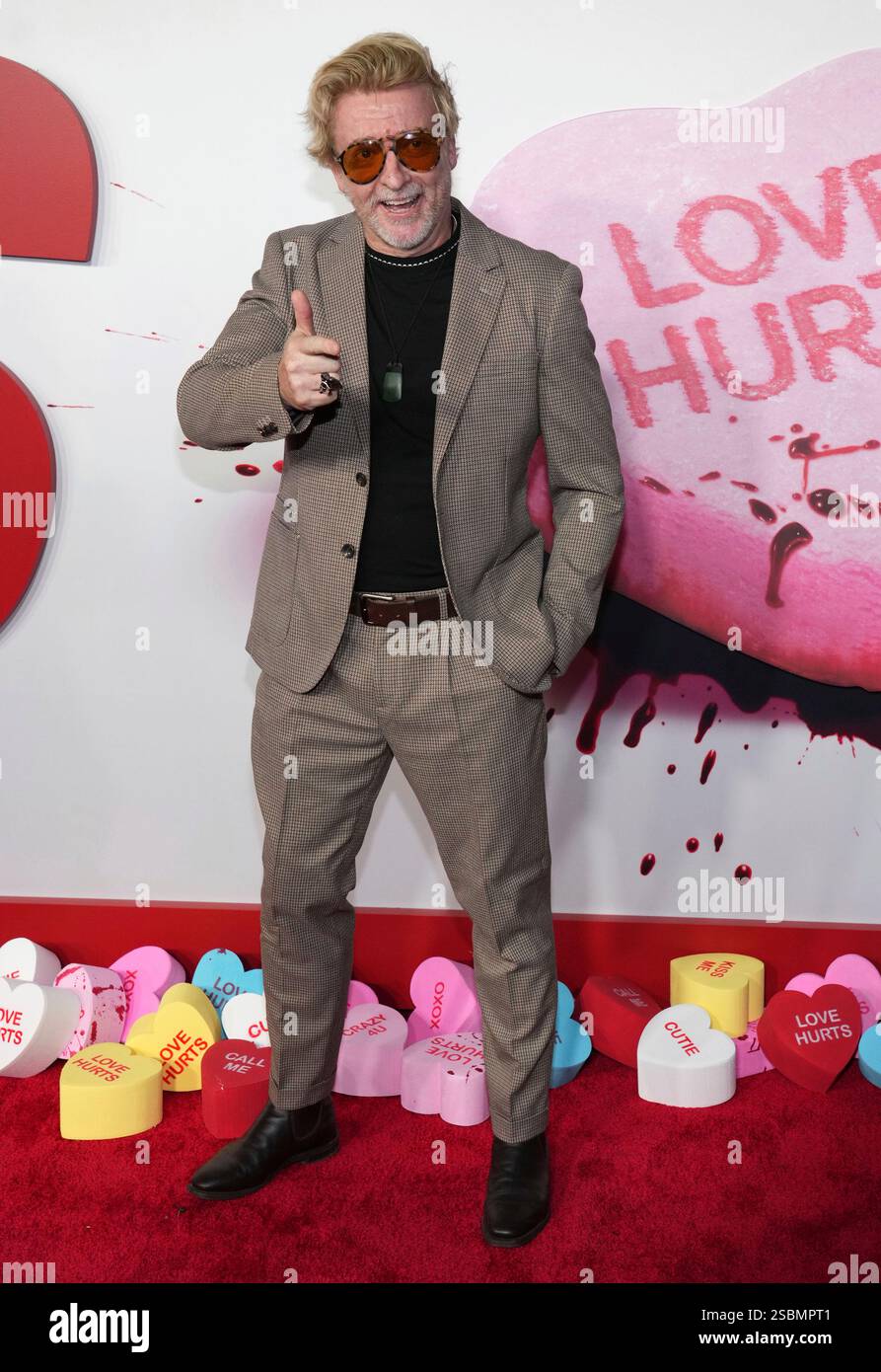 Rhys Darby arrives at the premiere of "Love Hurts" on Monday, Feb. 3 ...