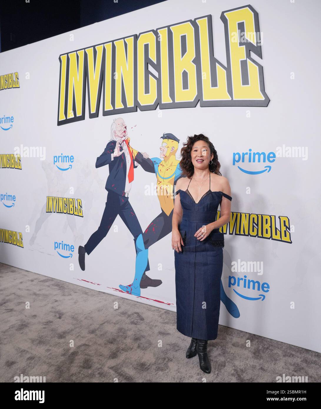 Sandra Oh arrives at the Prime Video's INVINCIBLE Season 3 Los Angeles ...
