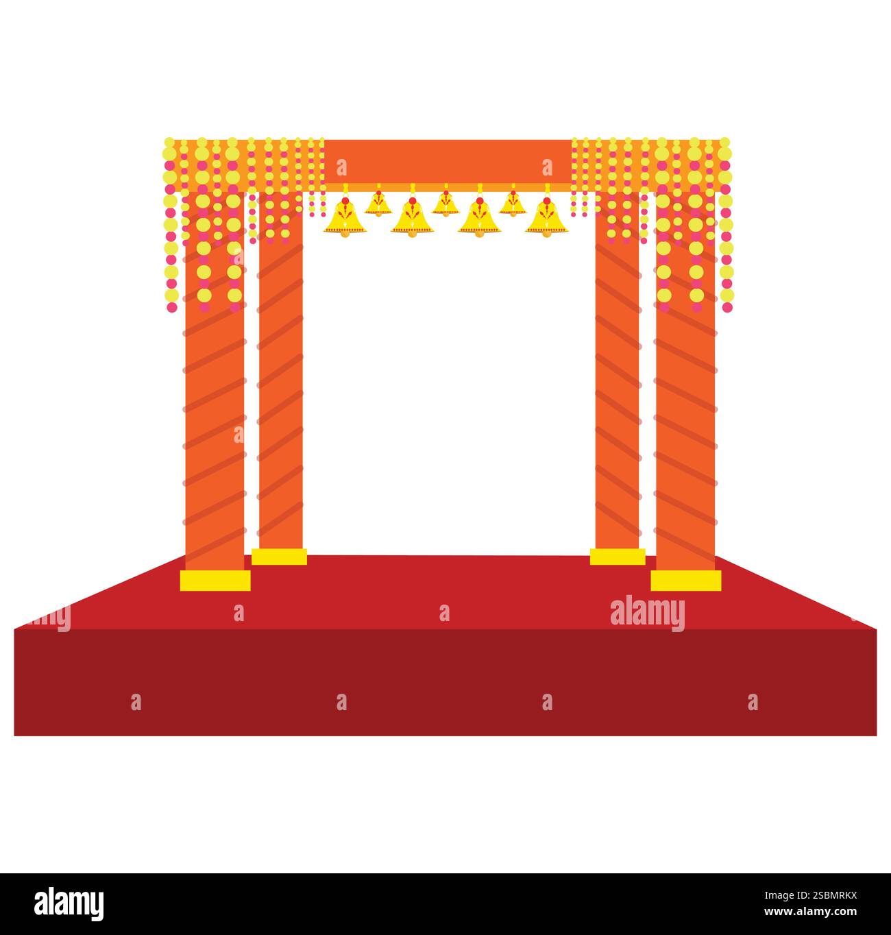 Wedding Mandap for bride and groom Stock Vector Image & Art - Alamy