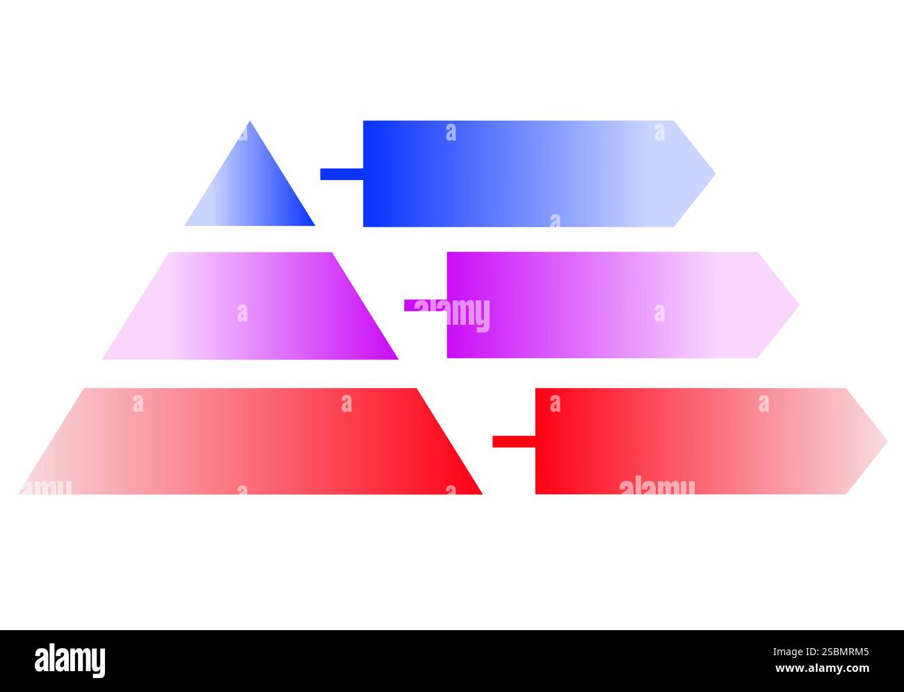 Infographic illustration of blue with purple and red gradient color ...