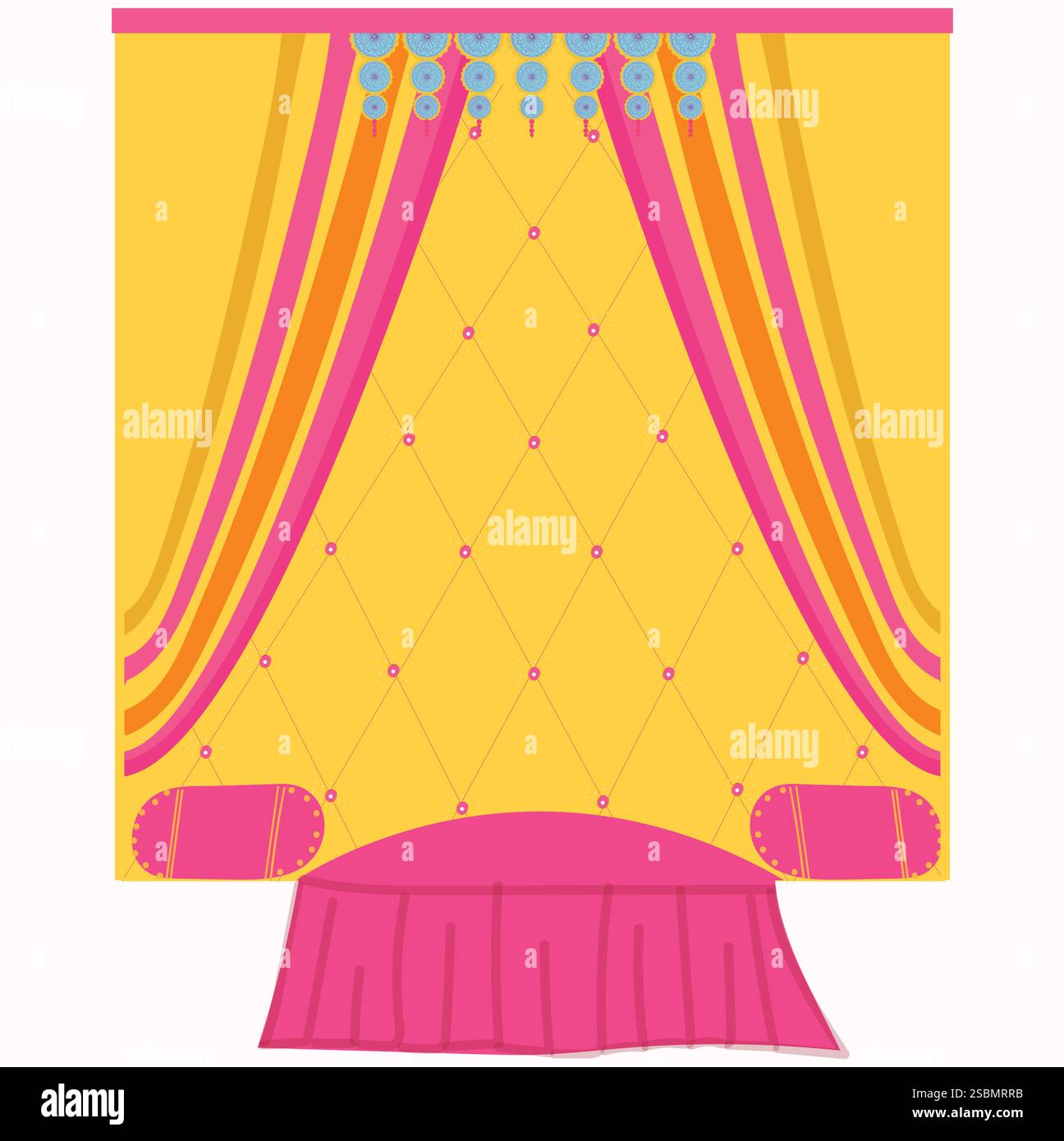 Haldi ceremony background for bride Stock Vector Image & Art - Alamy