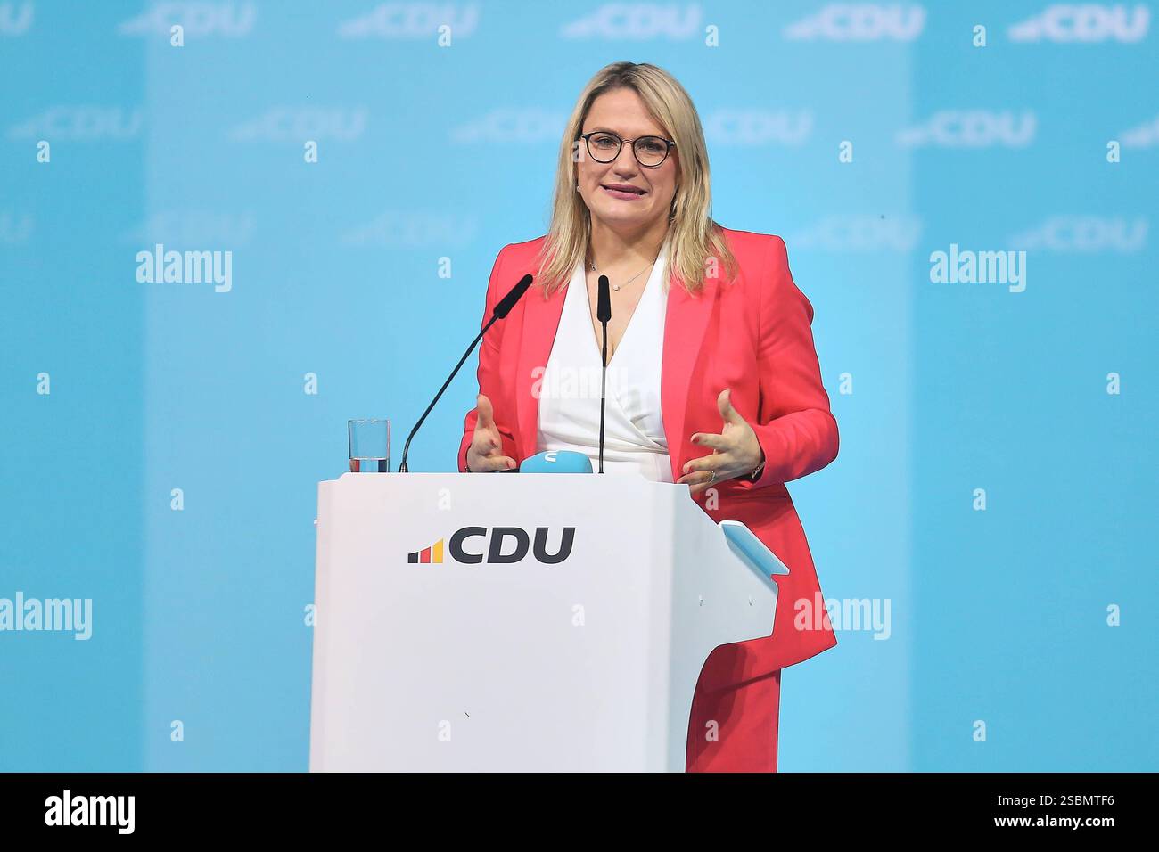 Berlin, Deutschland, 03.02.2025: Citycube Messe: 37. Bundesparteitag ...