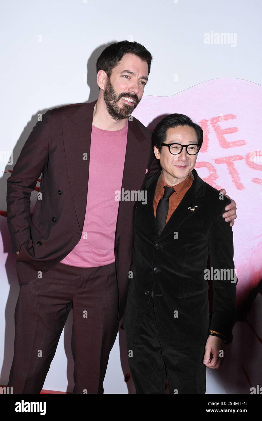 Hollywood, California, USA 3rd February 2025 Actor Drew Scott and Actor Ke Huy Quan attend ...