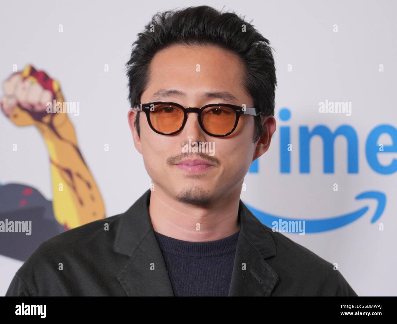 Los Angeles, USA. 03rd Feb, 2025. Steven Yeun arrives at the Prime ...