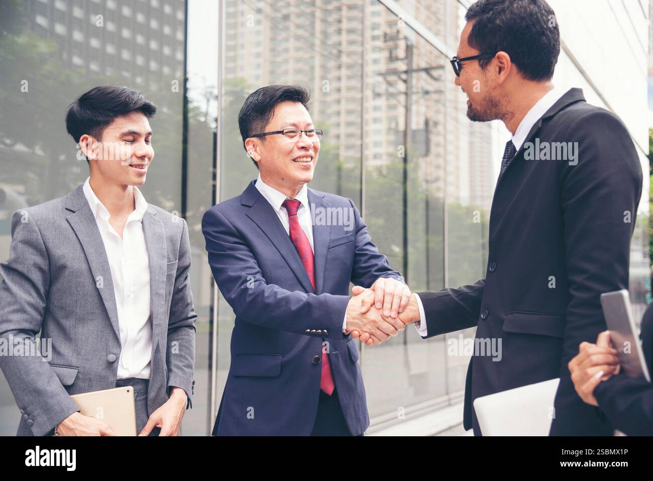 Partner Business Trust Teamwork Partnership. Industry contractor fist ...