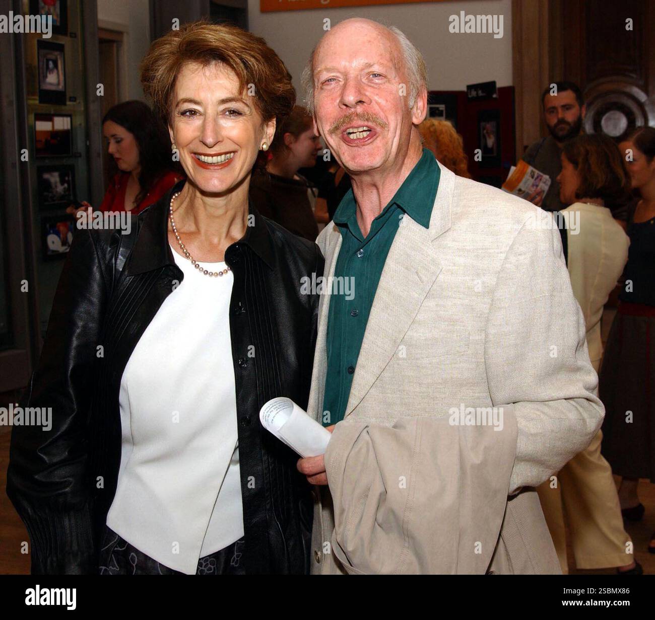 File photo dated 31/07/02 of Brian Murphy and actress Maureen Lipman at ...