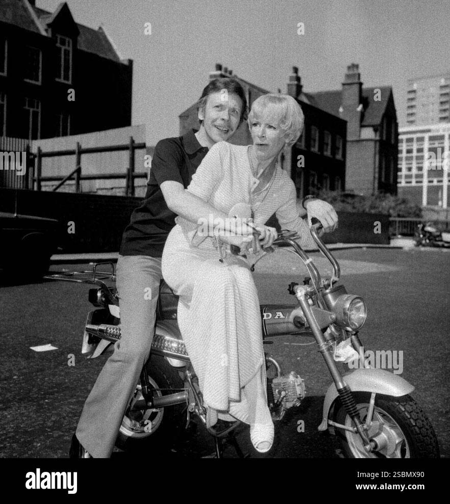 File photo dated 24/08/76 of Brian Murphy and Yootha Joyce in London ...