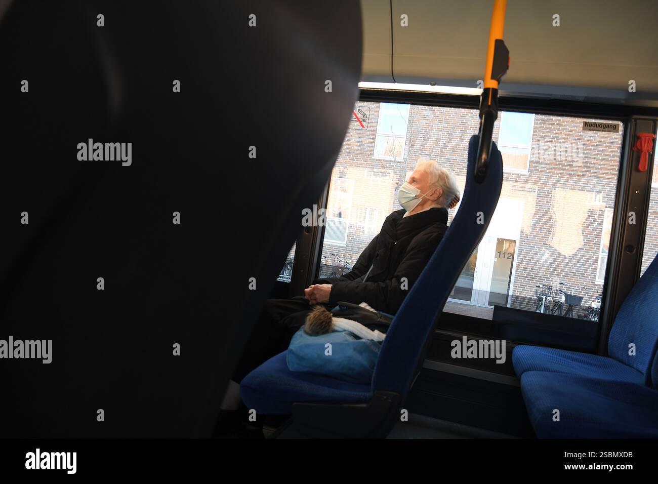 Copenhagen, Denmark. 16 March 2021, Danish public transport system bus ...