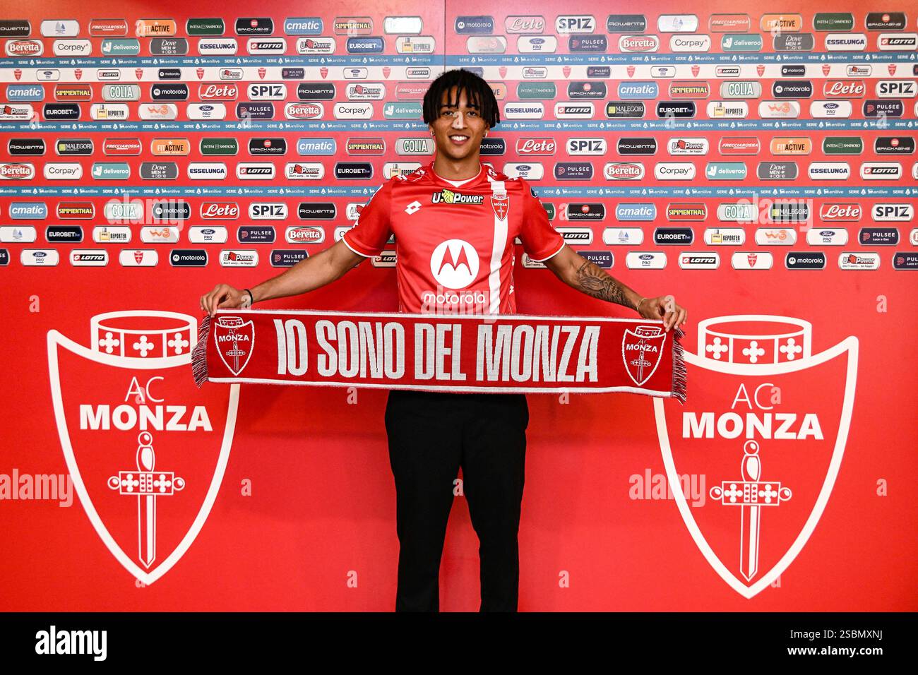 Monza, Italia. 03rd Feb, 2025. Kevin Zeroli signs new contract with AC Monza at Centro Sportivo ...