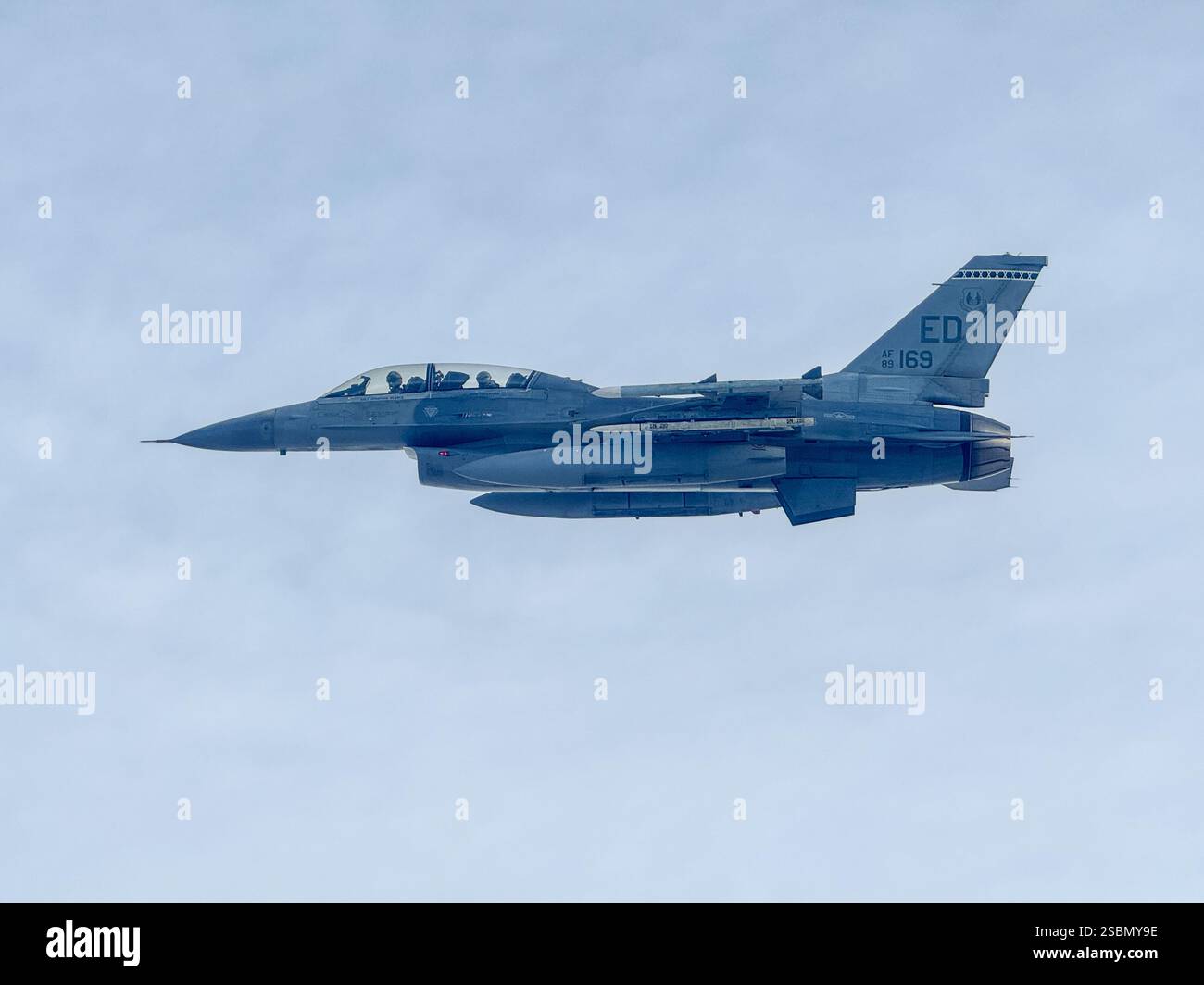 F-16D 169 assigned to the 416th Flight Test Squadron at Edwards AFB is ...