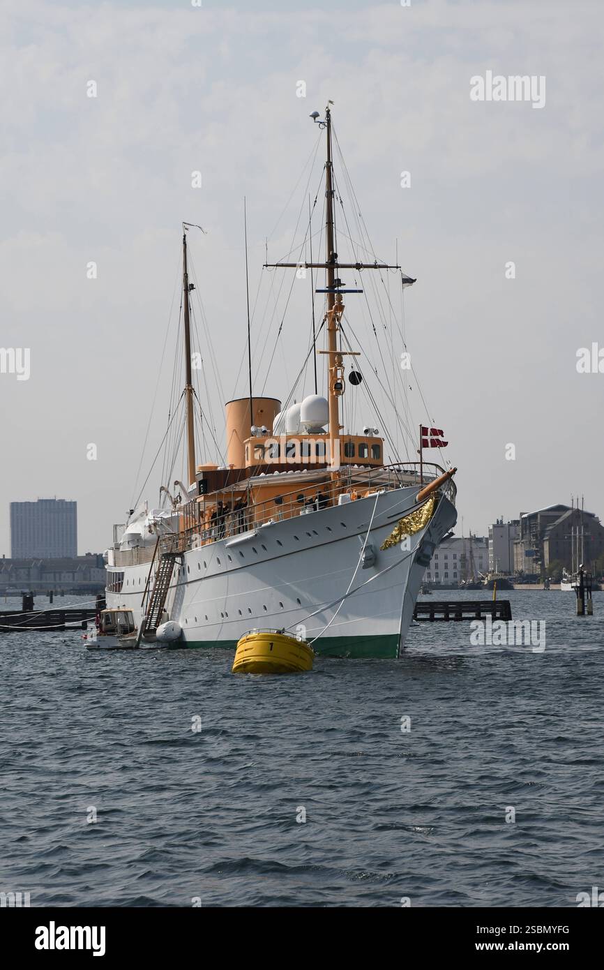 Copenhagen/Denmark 30 April 2018 .Danneborg roya yatch H.M.The Queen ...