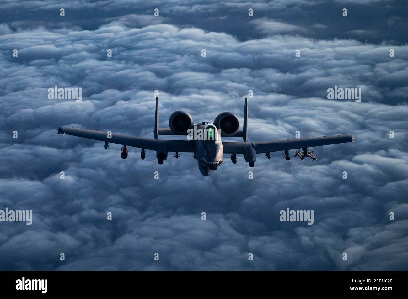 A U.S. Air Force A-10 Thunderbolt II flies over the U.S. Central ...