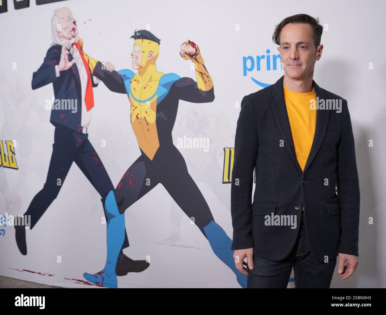 Simon Racioppa arrives at the Prime Video's INVINCIBLE Season 3 Los ...