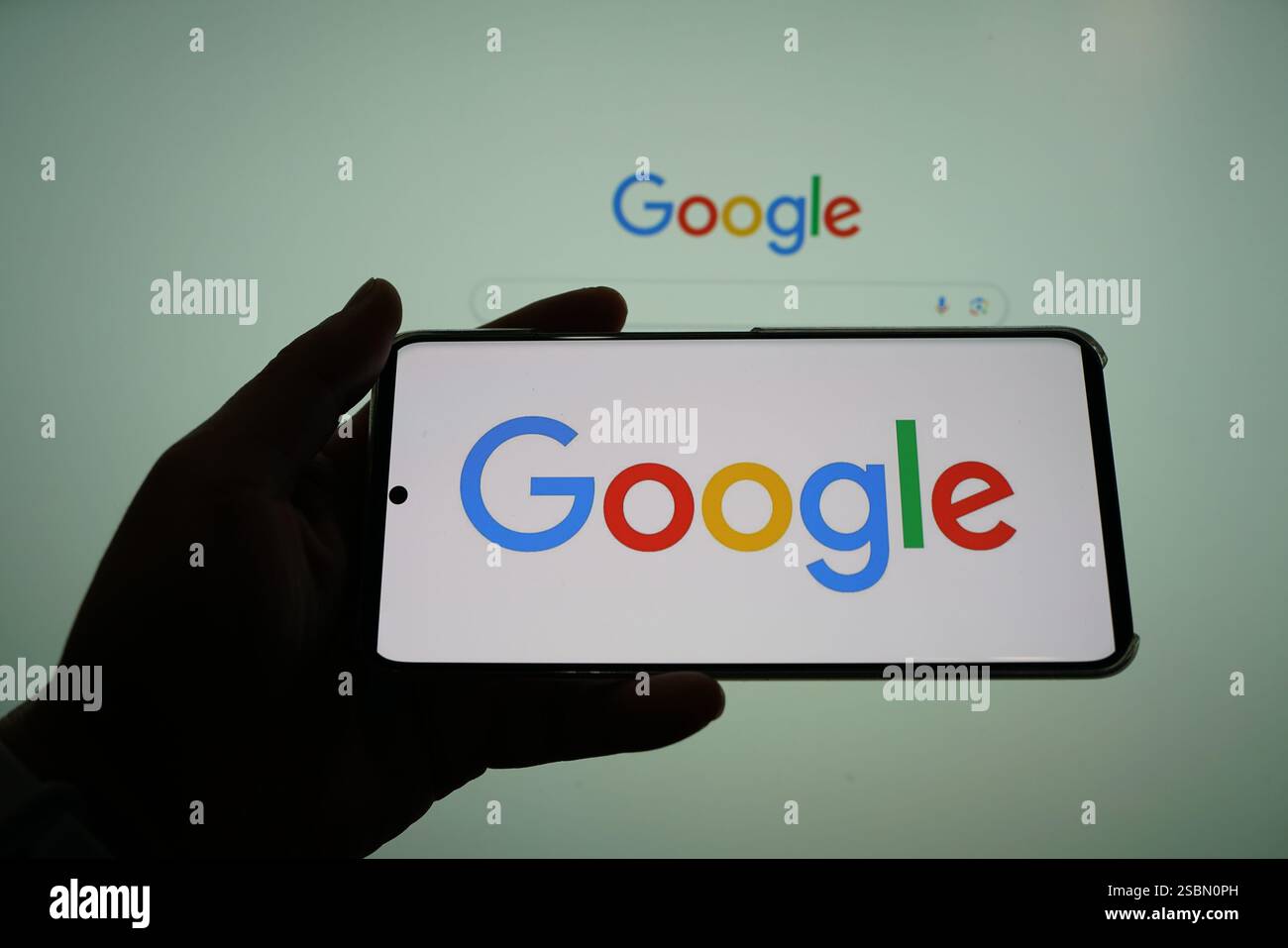 SHANGHAI, CHINA - FEBRUARY 4, 2025 - An illustration shows a Google ...