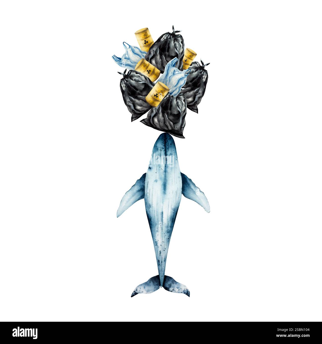 Ocean garbage animal Cut Out Stock Images & Pictures - Alamy