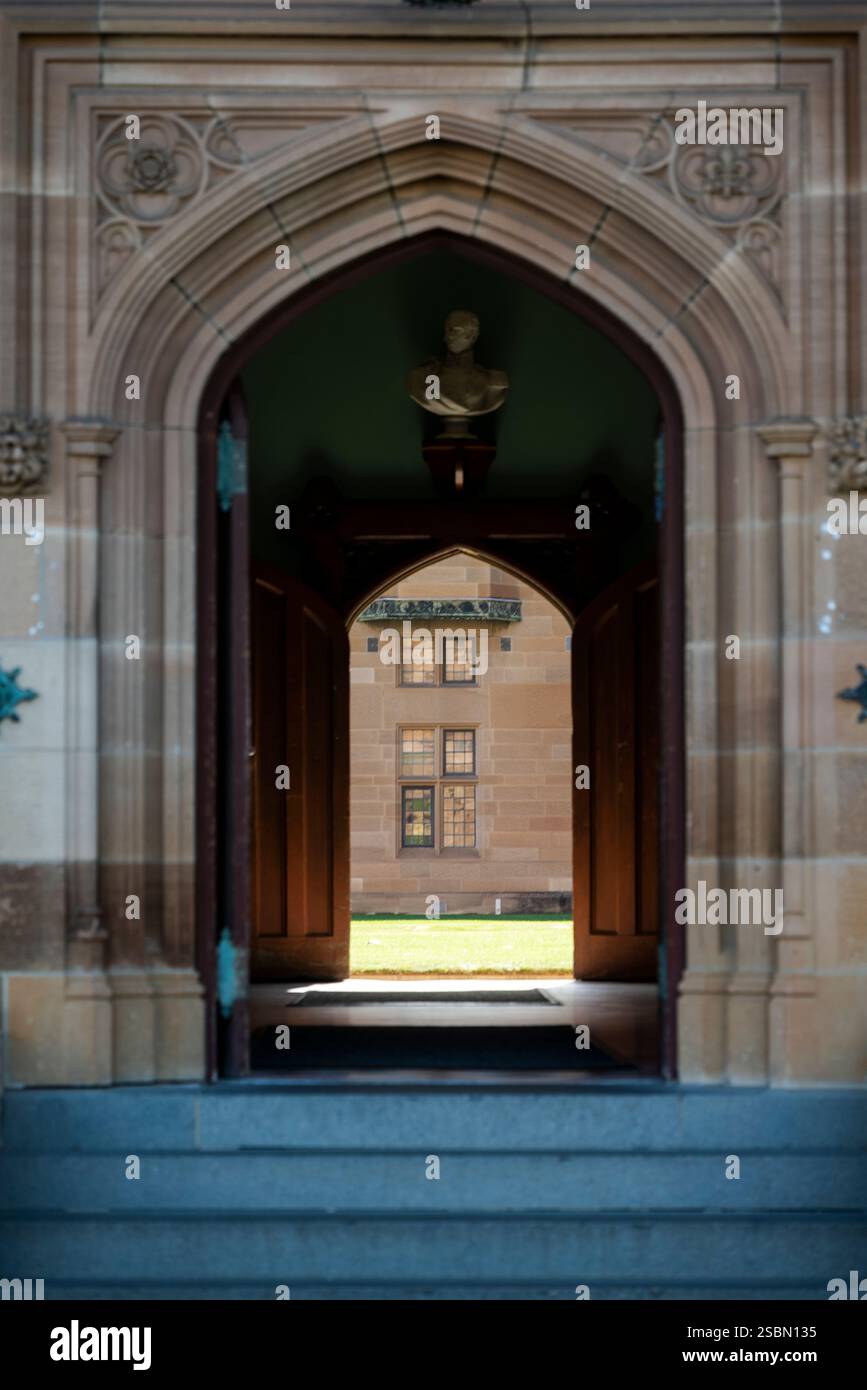 Sydney University built in Neo-Gothic or Victorian Gothic style ...