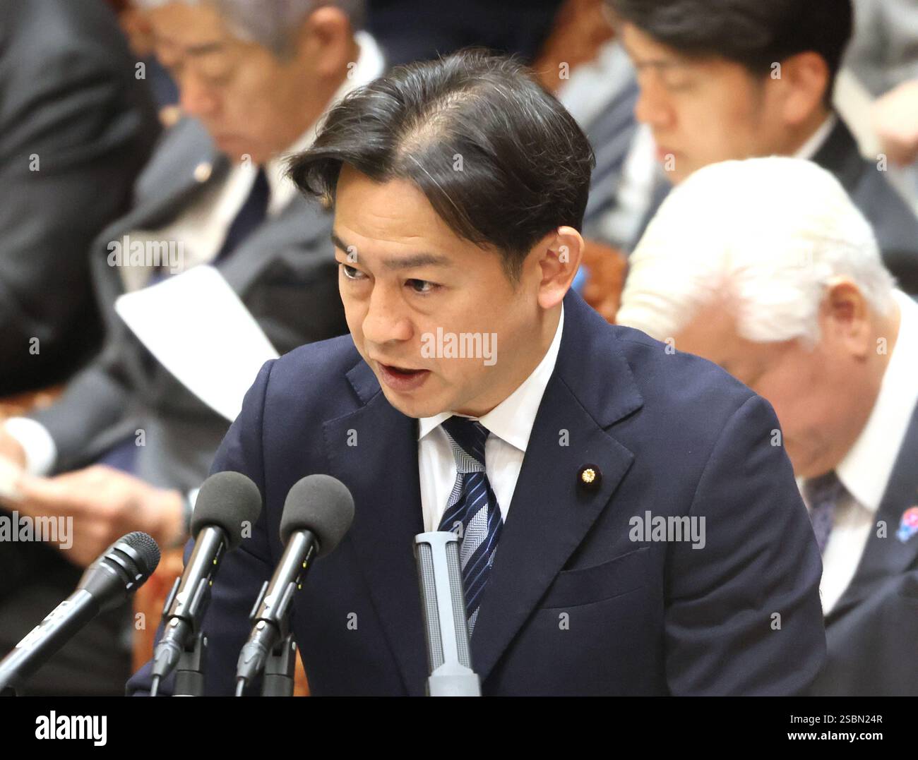 February 4, 2025, Tokyo, Japan - Japanese Health Minister Takamaro ...