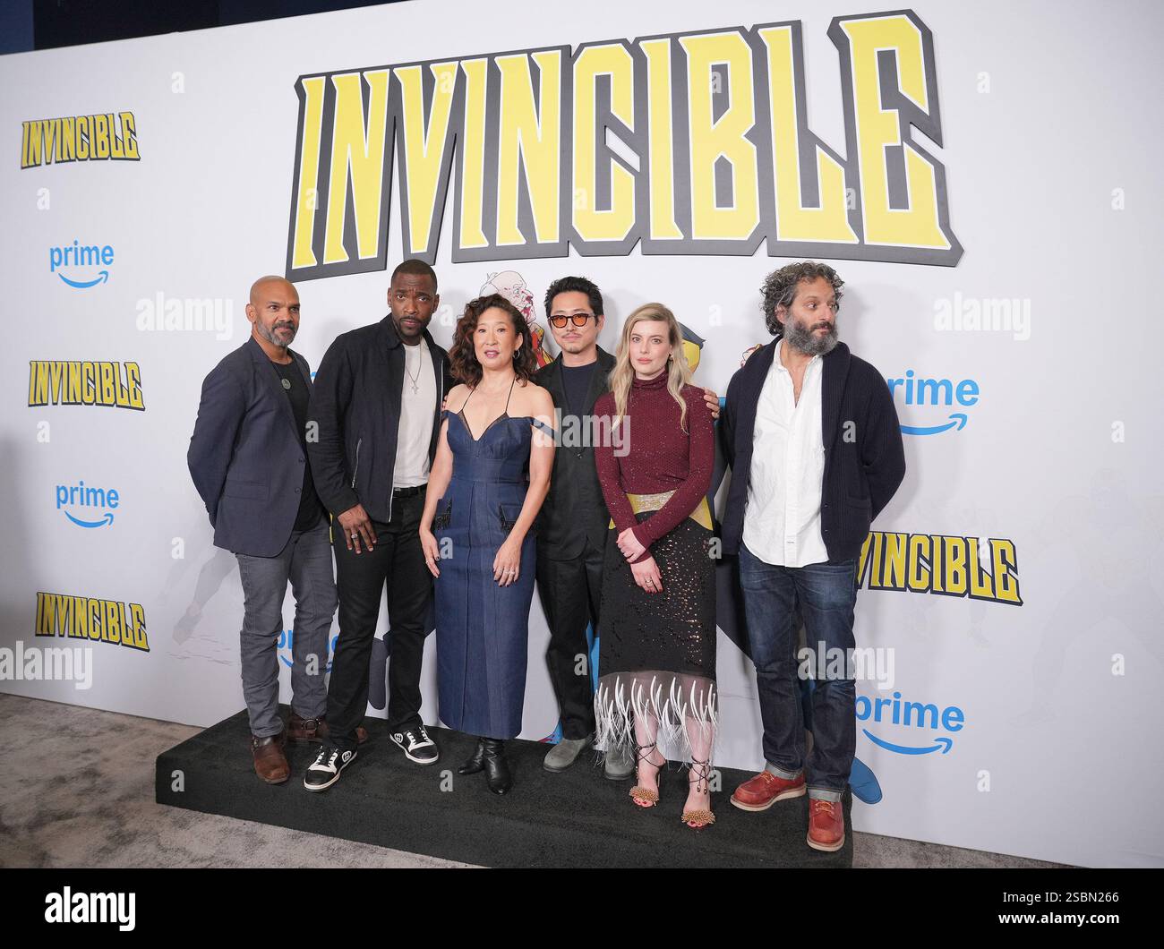 Los Angeles, USA. 03rd Feb, 2025. (L-R) INVINCIBLE Season 3 Cast ...
