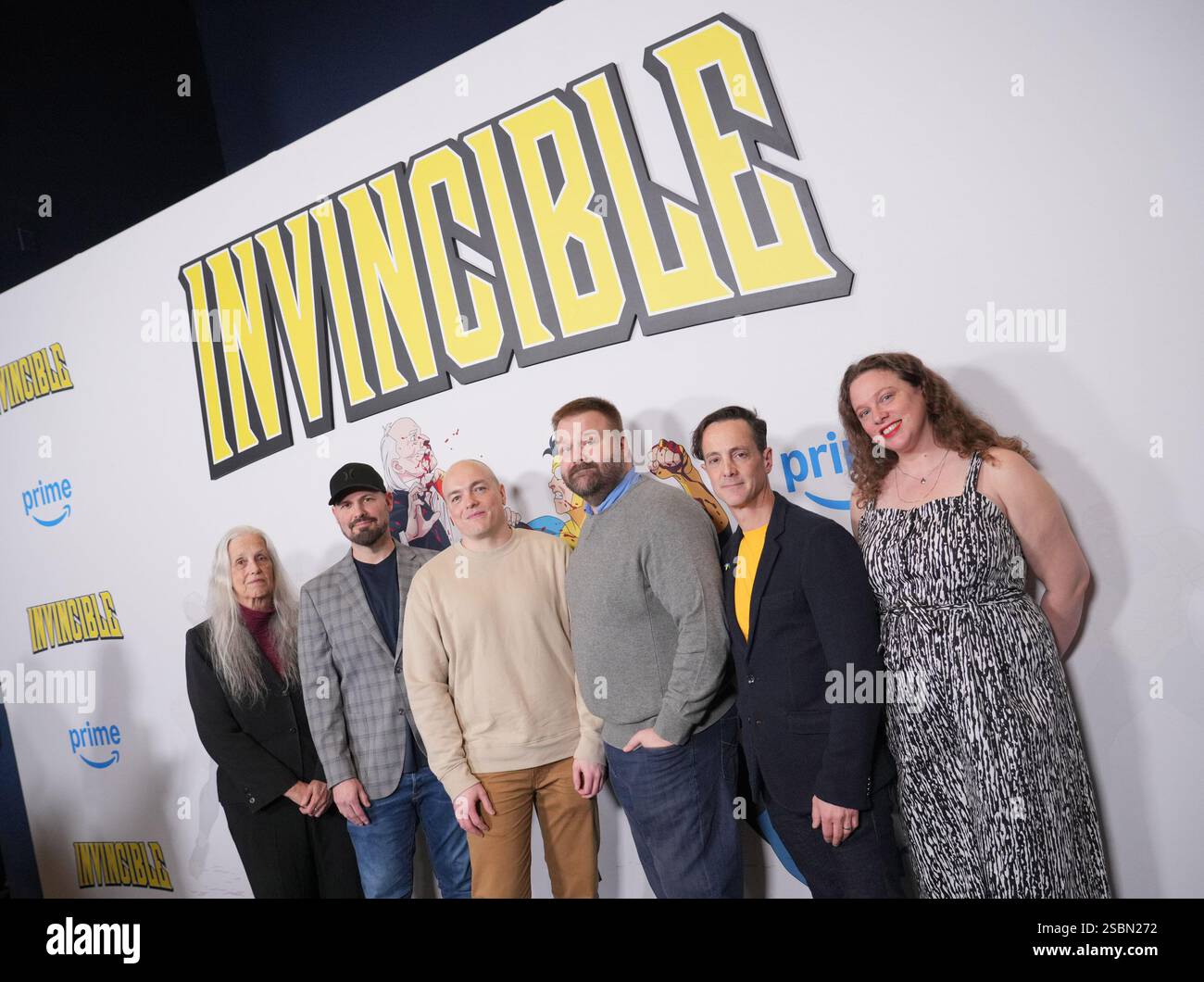 Los Angeles, USA. 03rd Feb, 2025. (L-R) Marge Dean, Ryan Ottley, Cory ...