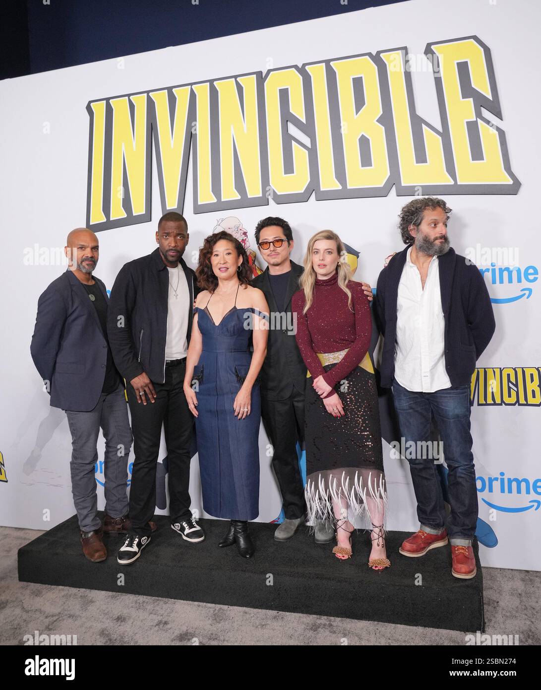 Los Angeles, USA. 03rd Feb, 2025. (L-R) INVINCIBLE Season 3 Cast ...