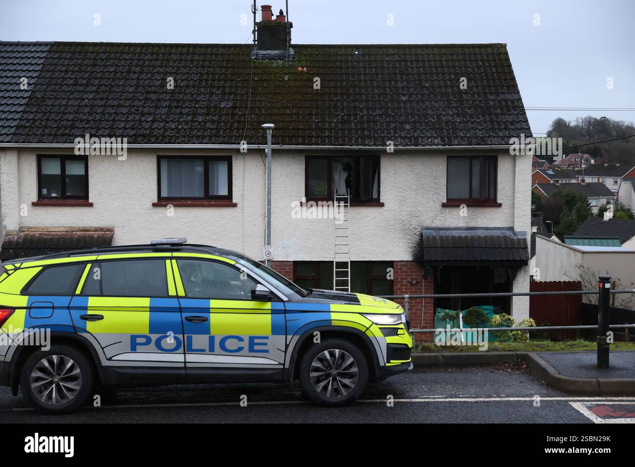 Emergency services at the scene in the Cunninghams Lane area of ...