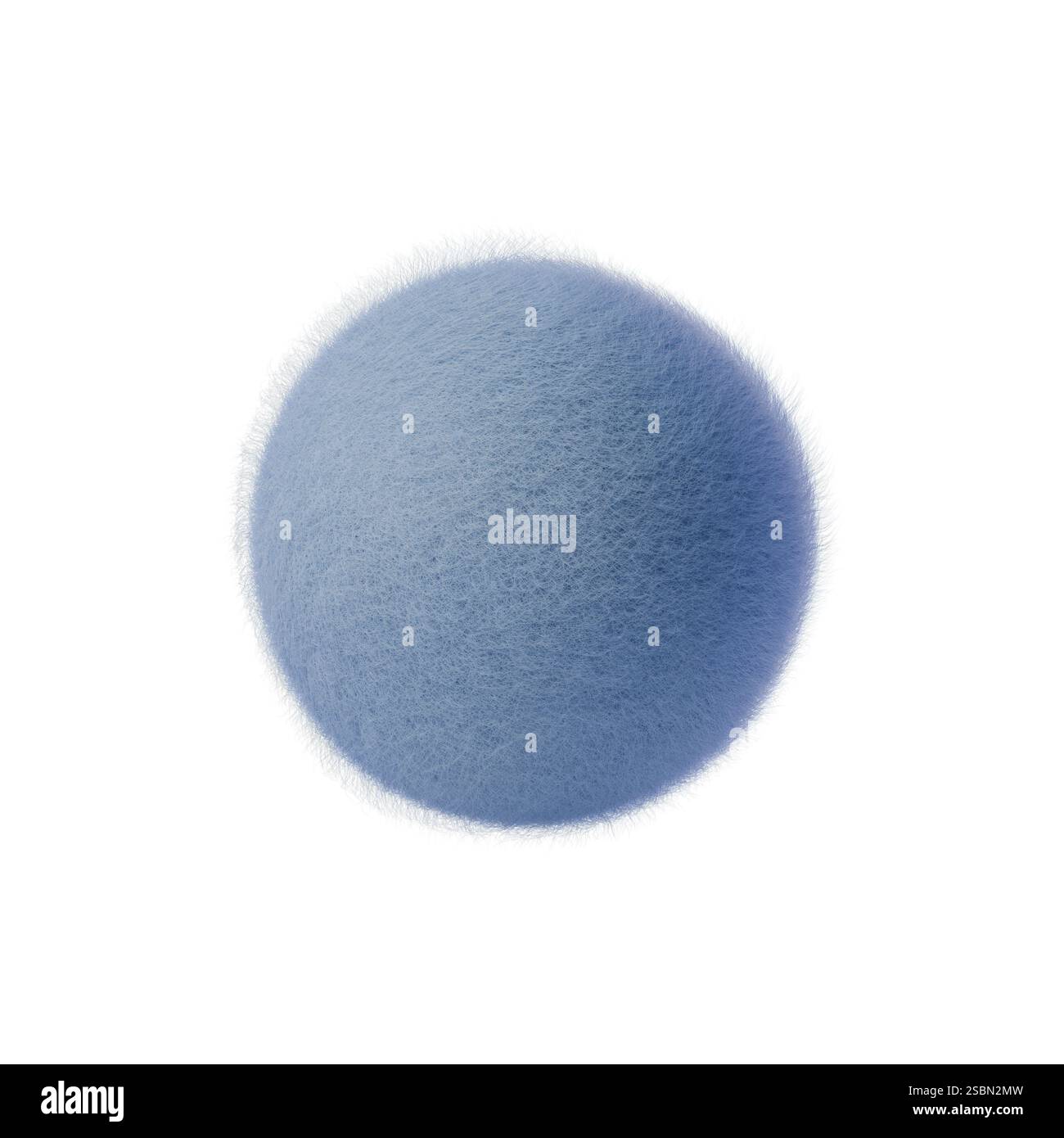 Soft, fluffy blue sphere 3d illustration is perfect for tranquil designs. Its appealing texture ...