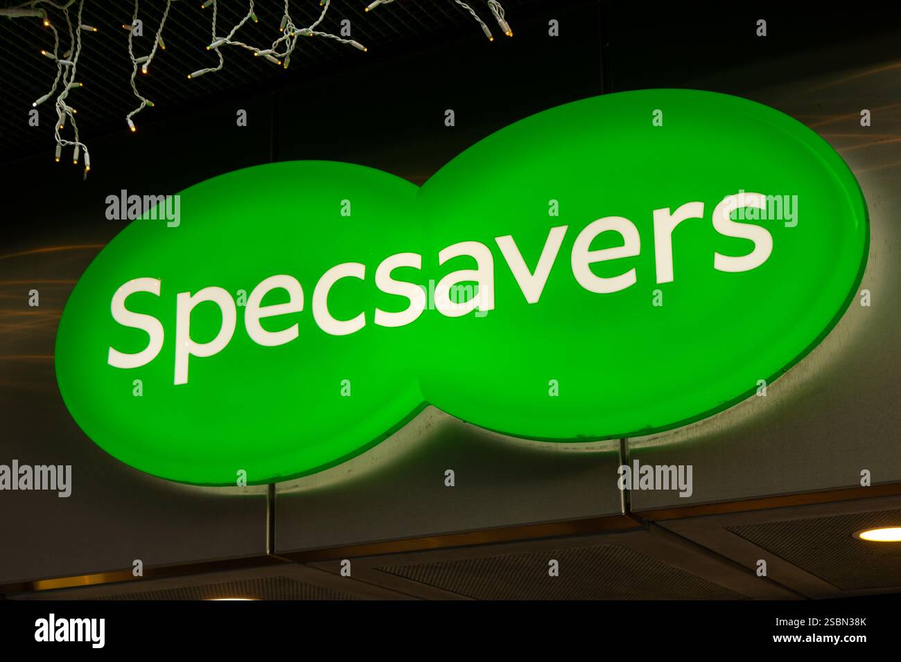 Specsavers shop logo sign, Opticien store in Almere. The Netherlands ...