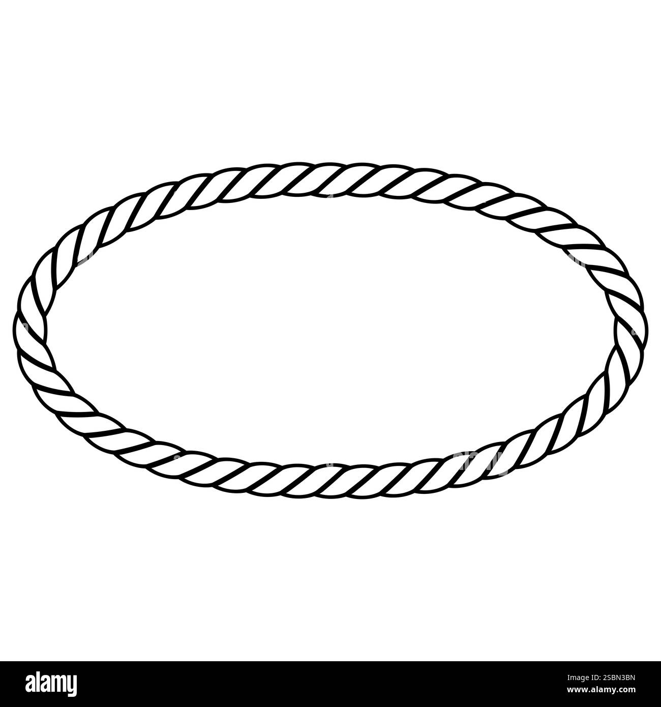 Minimal line oval frame Cut Out Stock Images & Pictures - Alamy