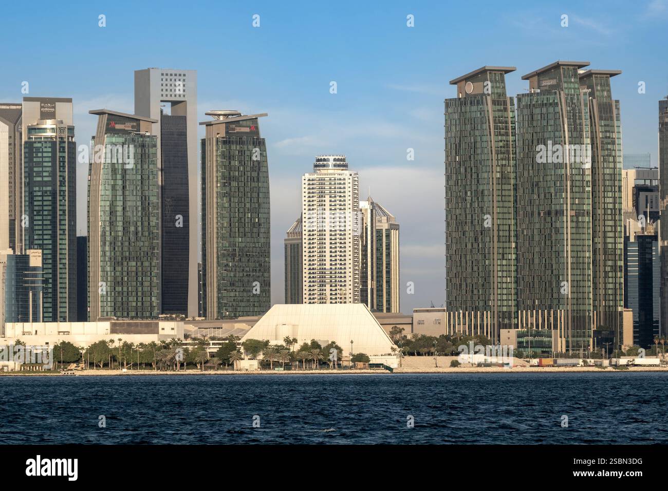 Doha, Qatar - January 03, 2025: Marriott Marquis City Center Doha Hotel ...