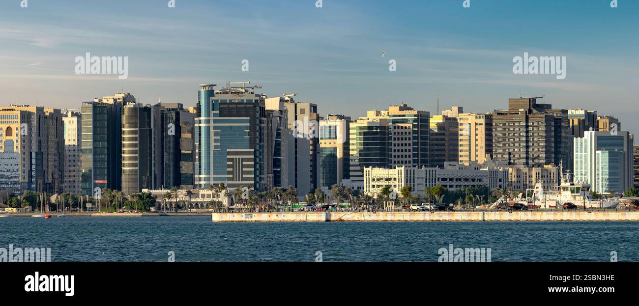 Doha, Qatar - January 03, 2025: Doha Skyline view from Beach 974 Doha ...
