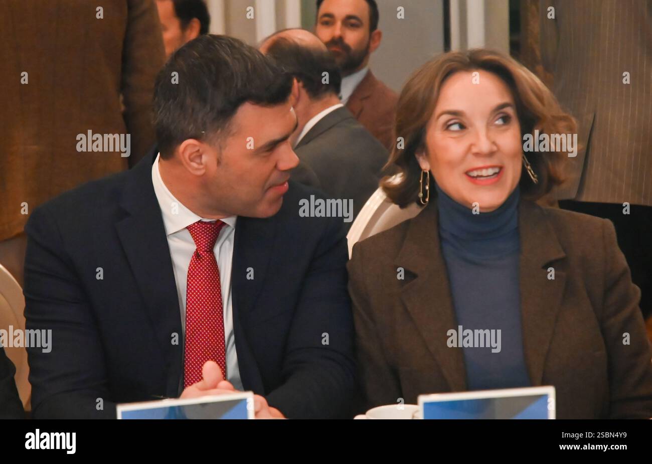 Madrid, Madrid, SPAIN. 4th Feb, 2025. Cuca Gamarra, General Secretary ...